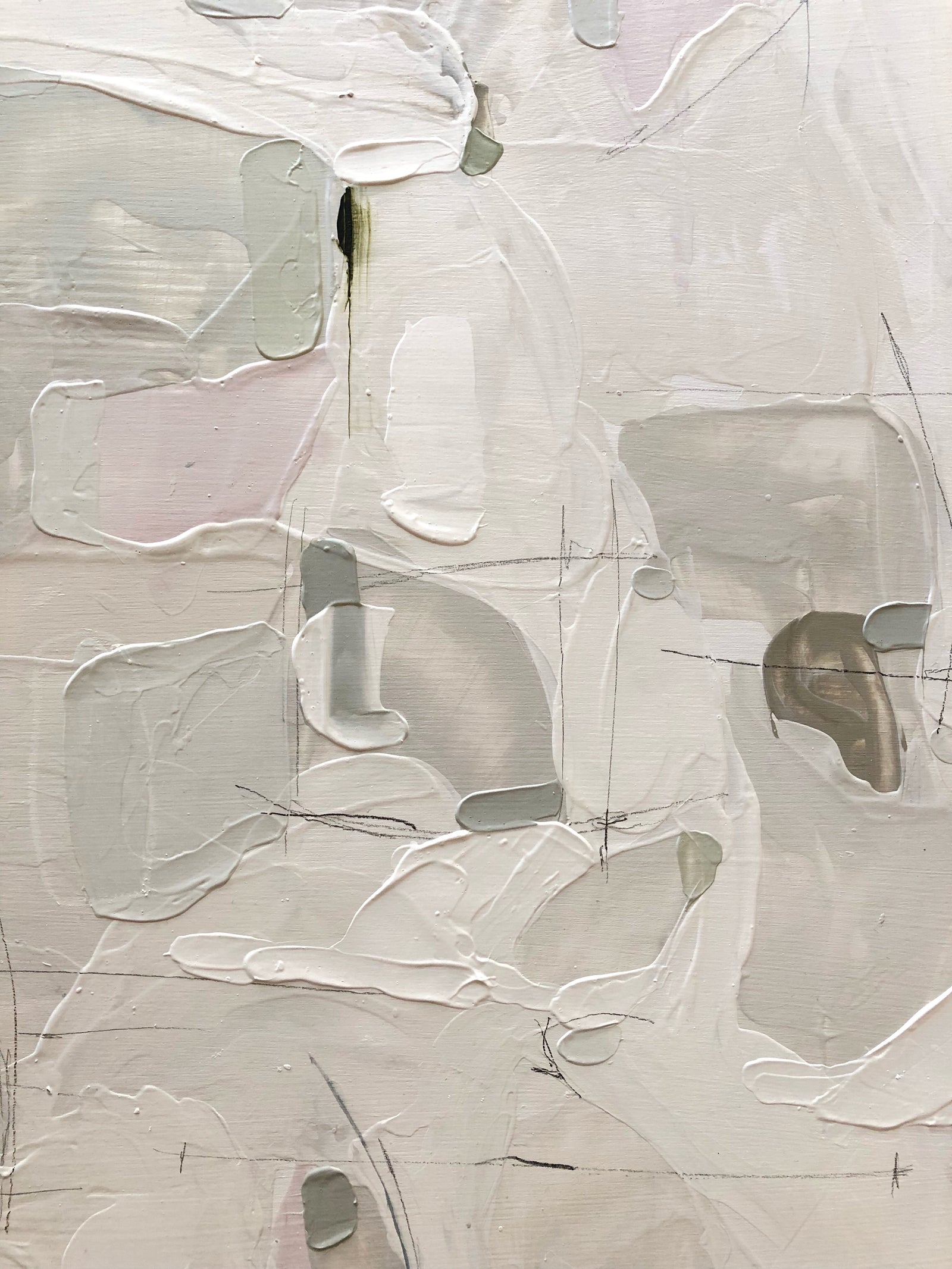 Patch. Textured Mixed Media Painting. – Ninos Studio